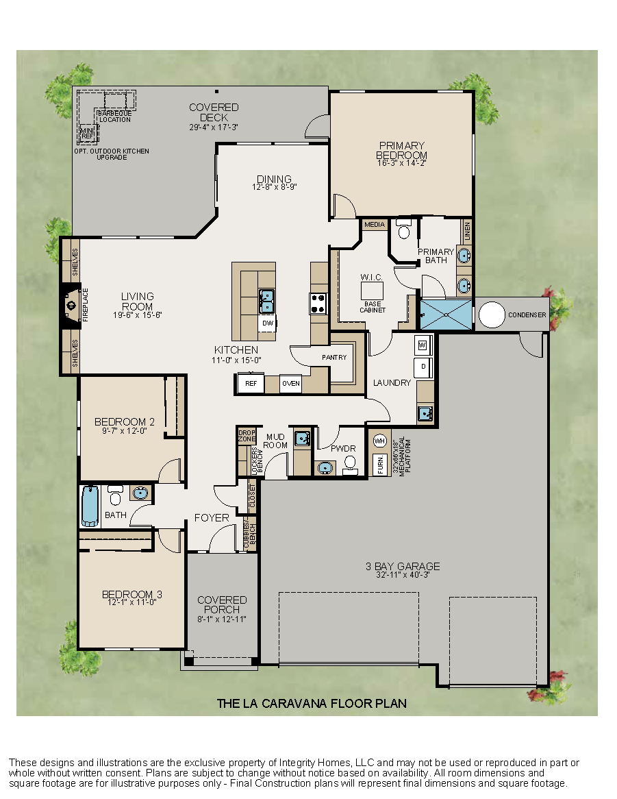 The Carvana Floor Plan | Integrity Homes