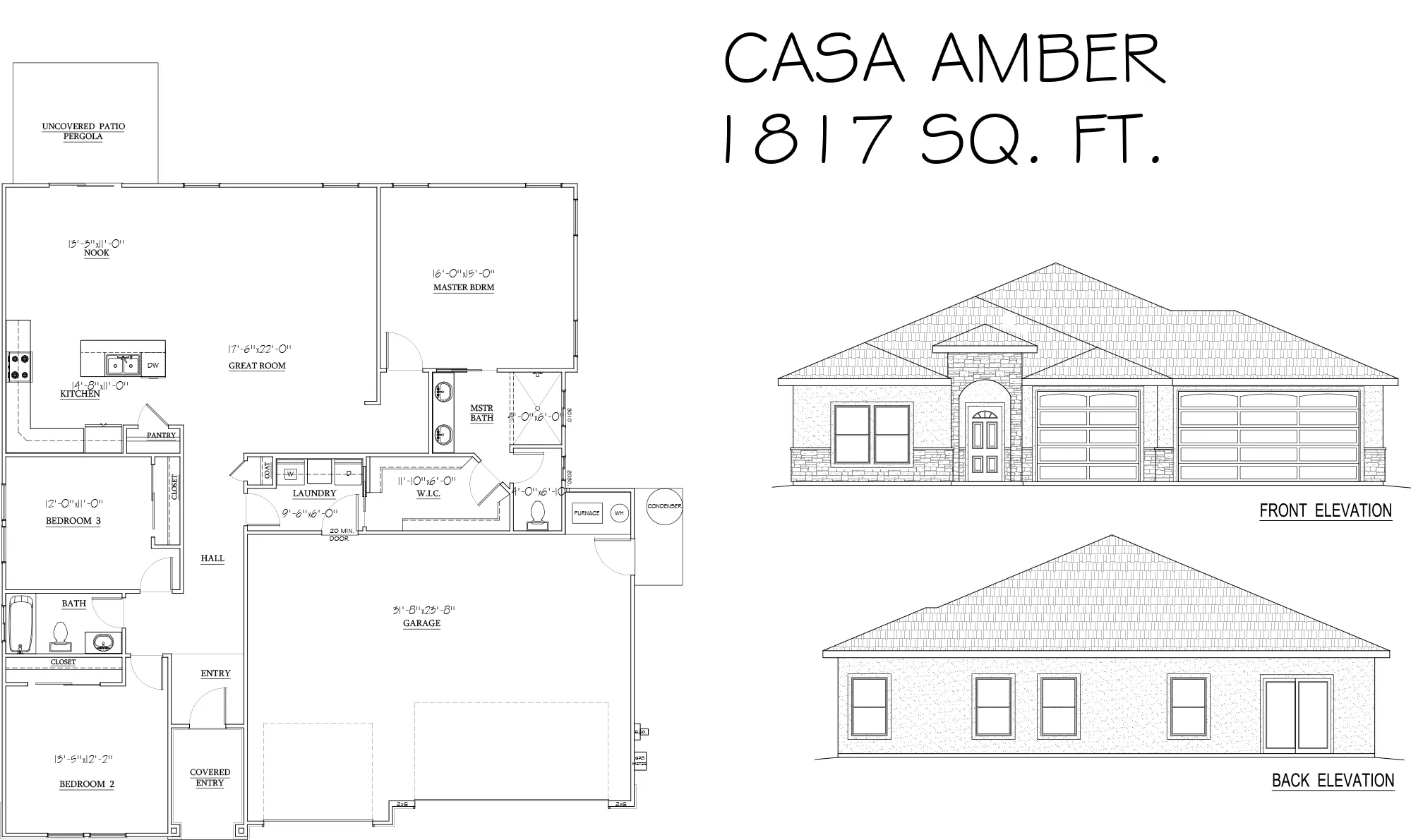 The Amber Floor Plan | Integrity Homes