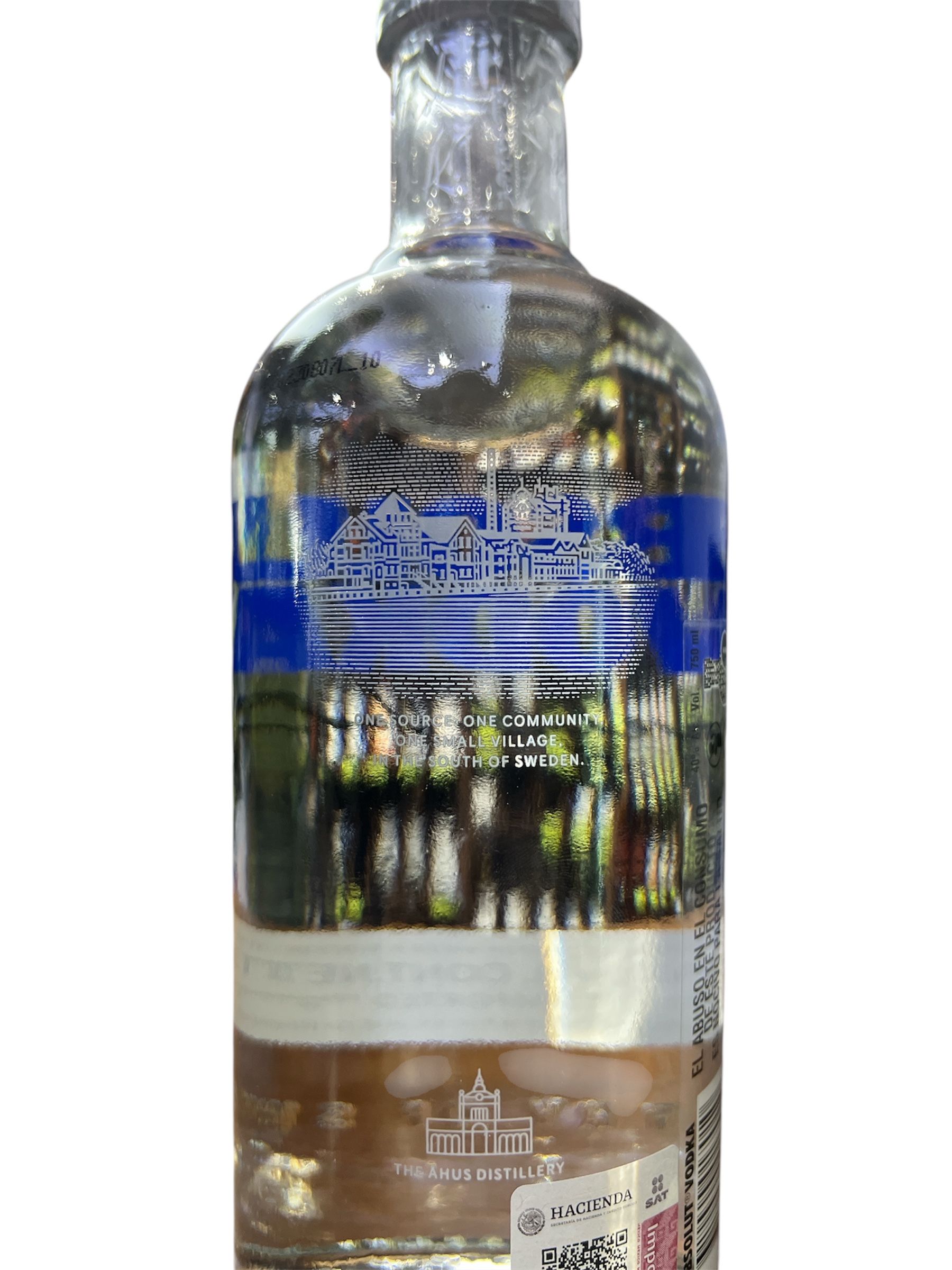Vodka Azul 750 Ml + 1 Mason Jar