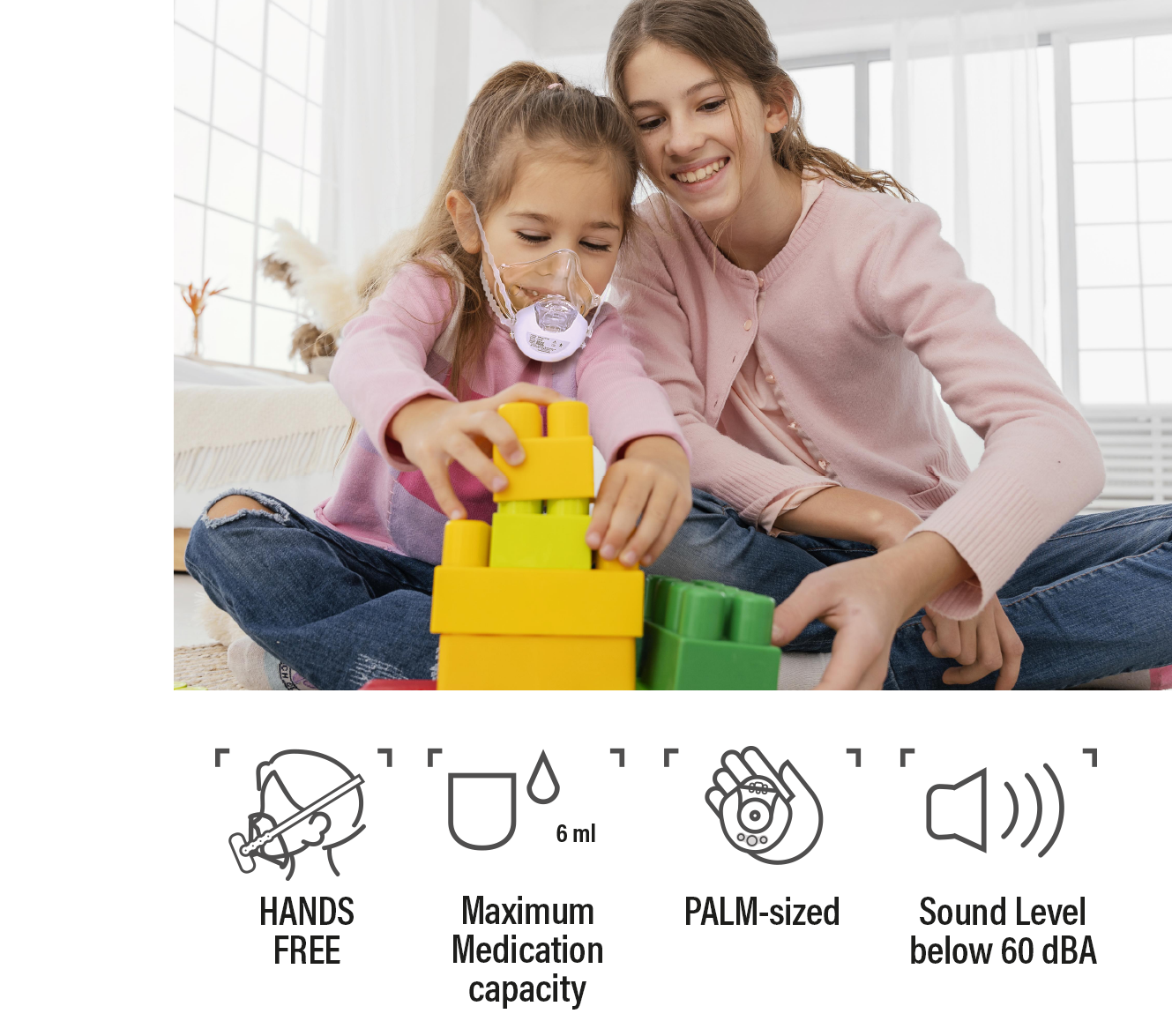 Portable mesh nebulizer (inhaler) NANO AIR MINI | Evolu