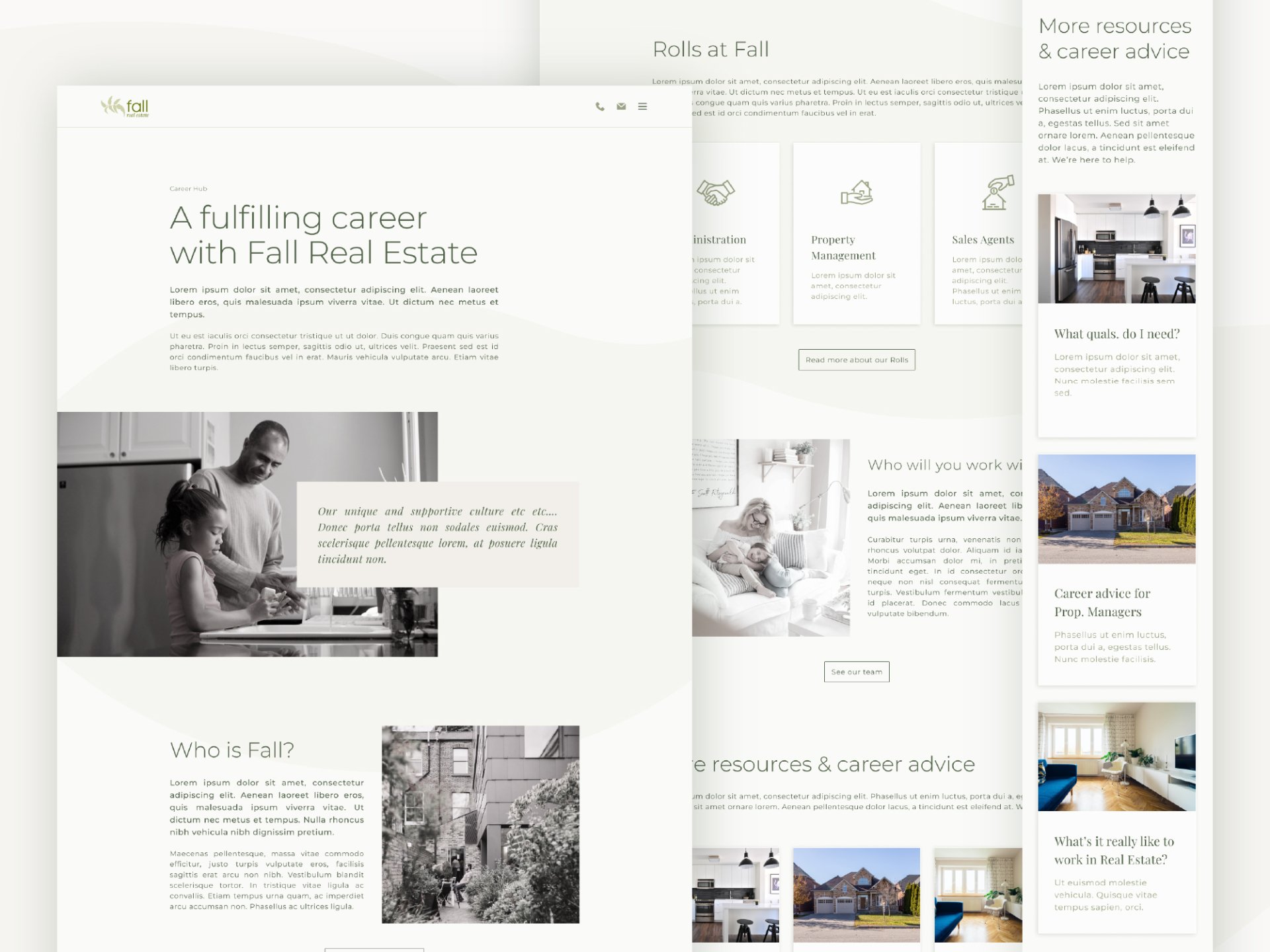 Fall Real Estate Website