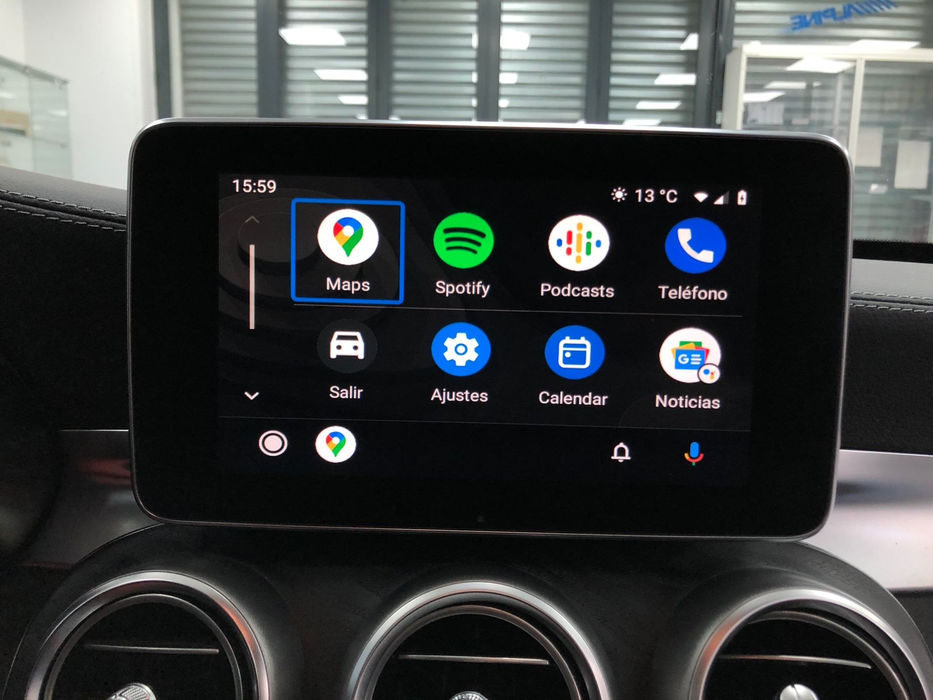 Interface CarPlay / Android Auto en Mercedes clase C W205