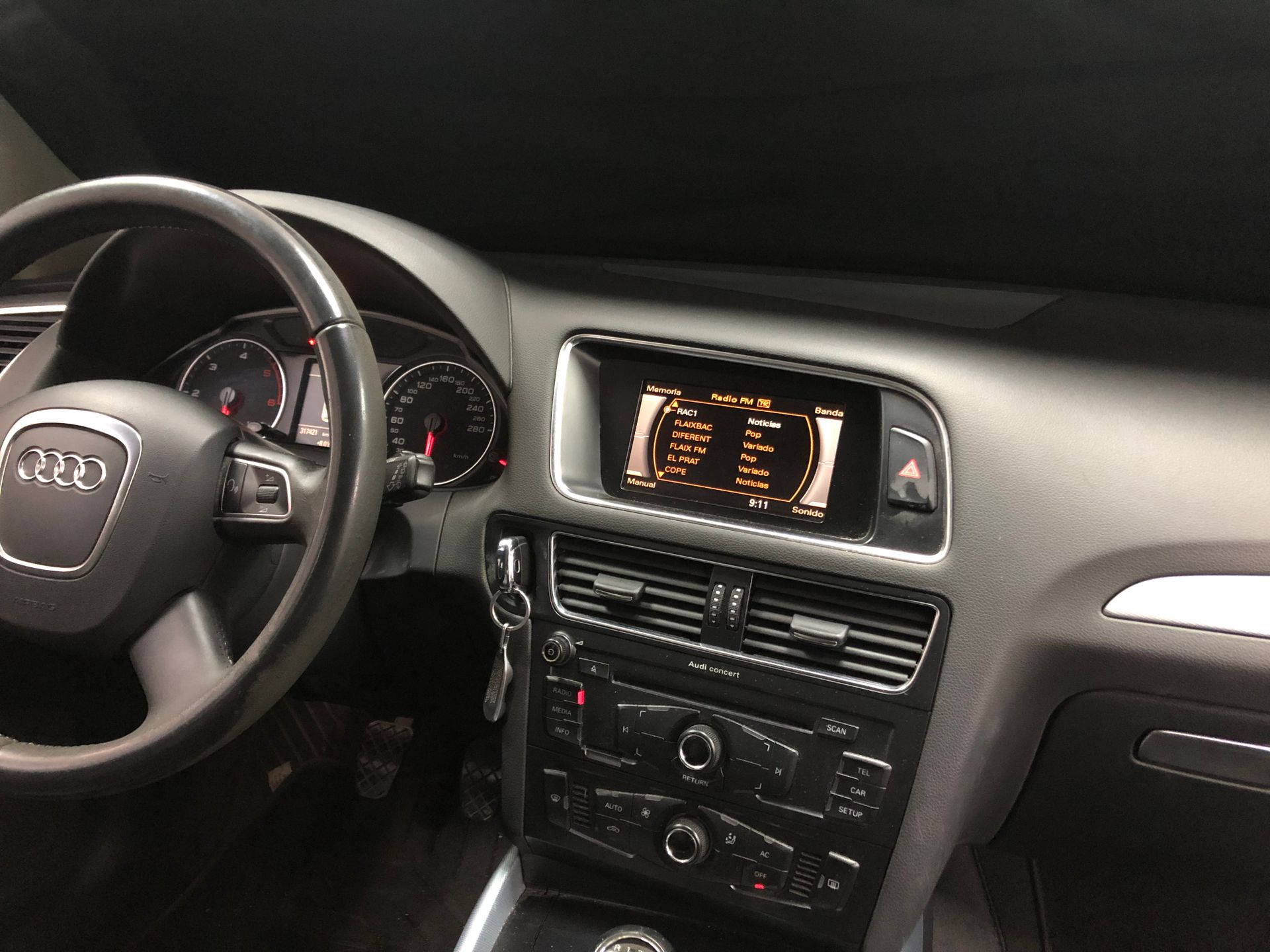 Pantalla android 10" con camaras en Audi Q5