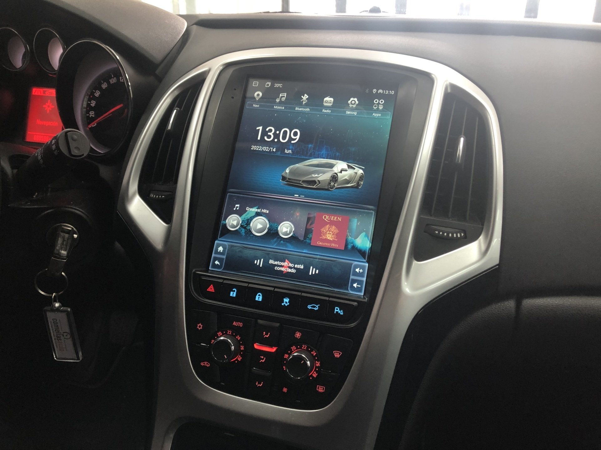 Pantalla android 10" dynavin Opel Astra J