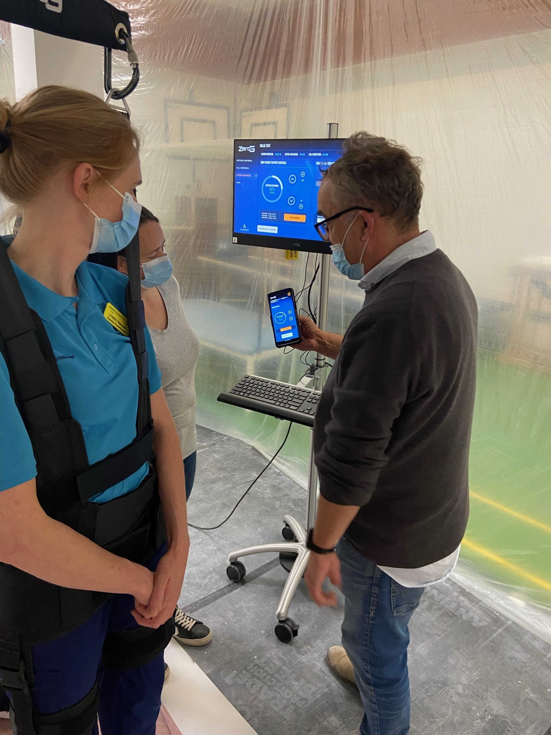 First pictures of the new Zero G installation at the National Spinal ...