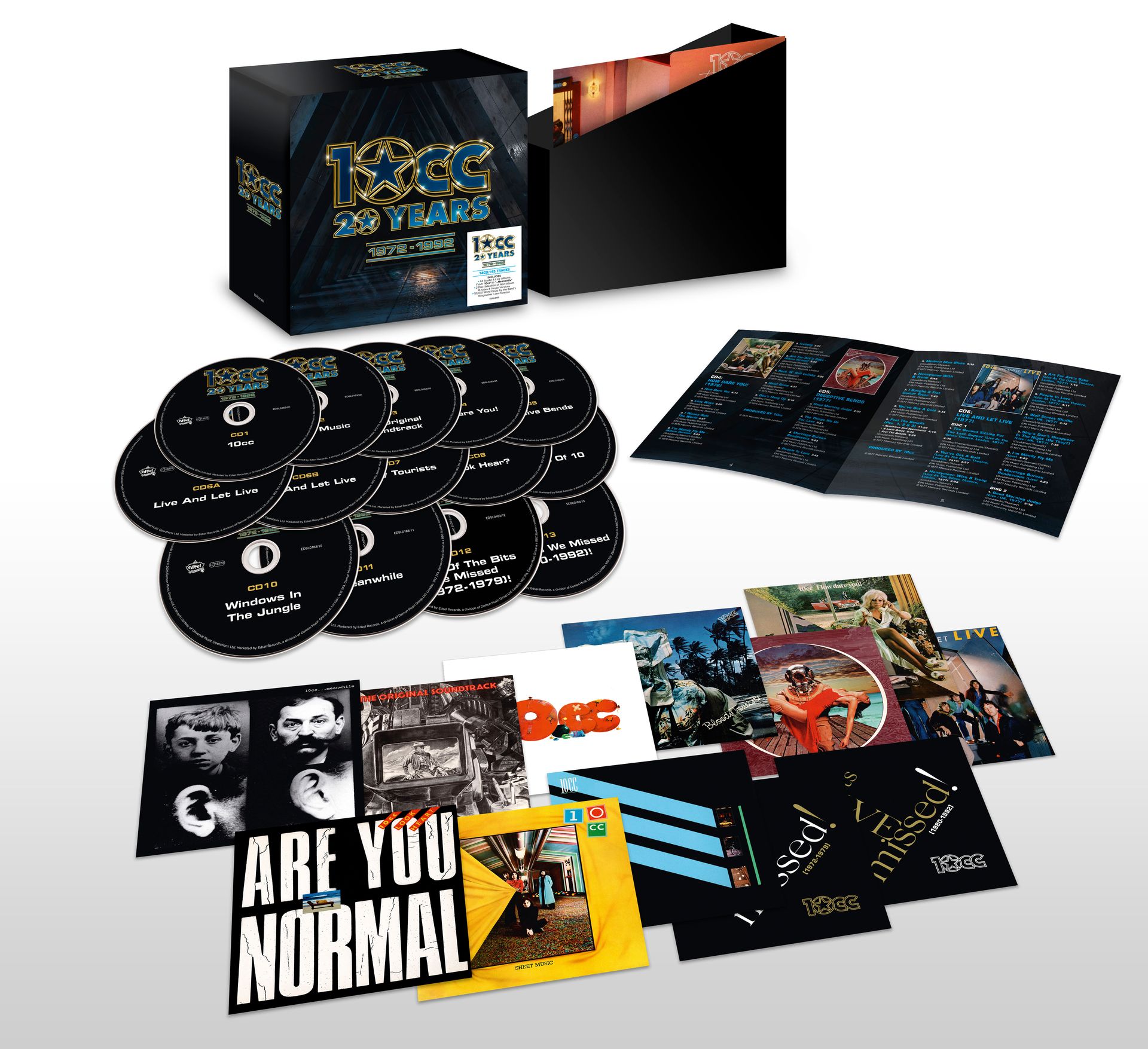 10cc ‘20 YEARS: 1972-1992’ CD Box Set New Release!