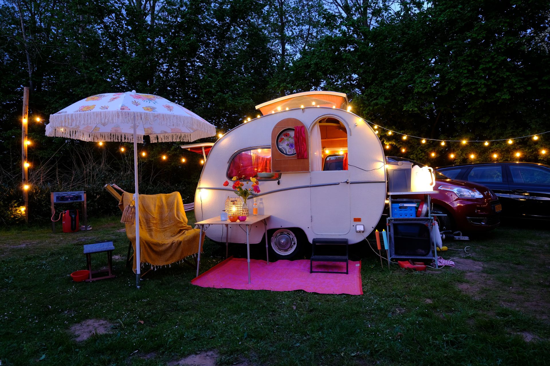 Buitengeluk; gezellige thema kampeerweekenden