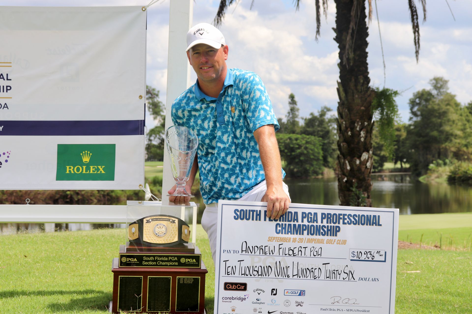 Andrew Filbert Wins Second South Florida PGA Professional Championship
