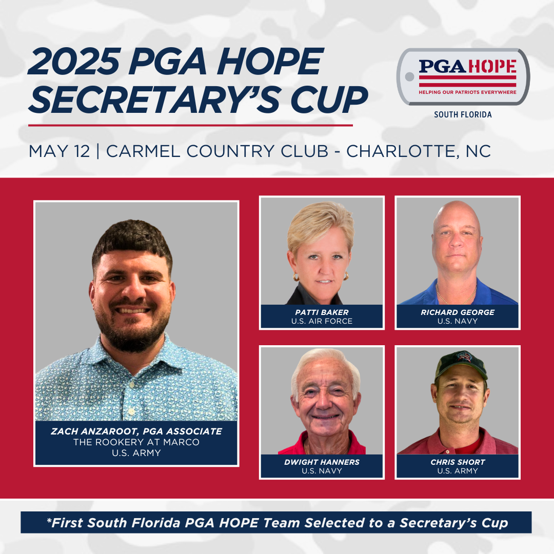 South Florida PGA Selected for the 2025 PGA HOPE Secretary’s Cup