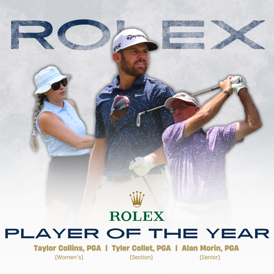 Collet, Collins, Morin Honored as 2023 Rolex Players of the Year