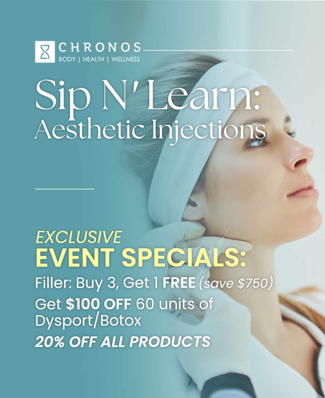 Chronos Sip N' Learn Injectable Event | Metairie, LA