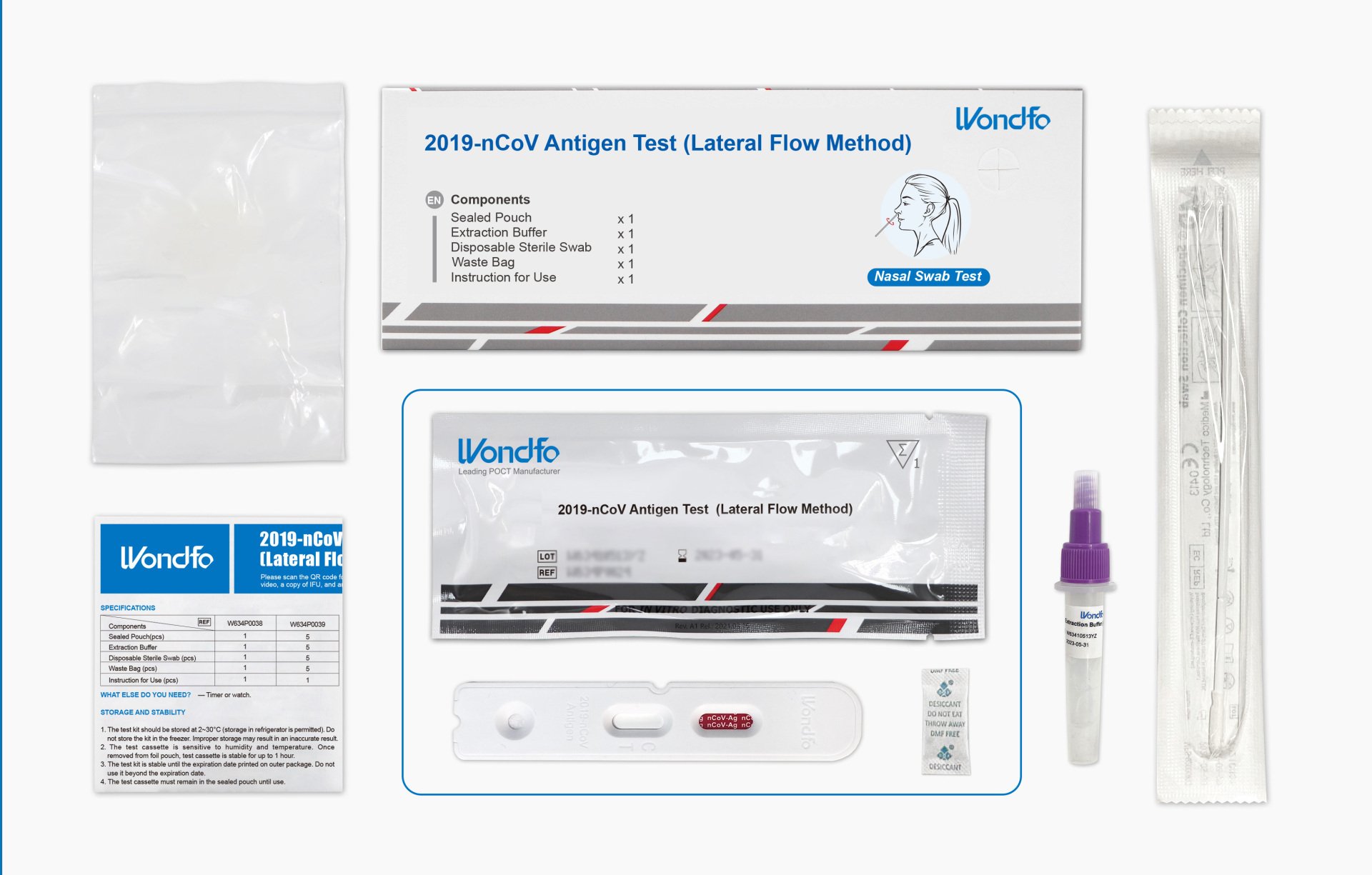 Wondfo COVID-19 Antigen Self testing kit