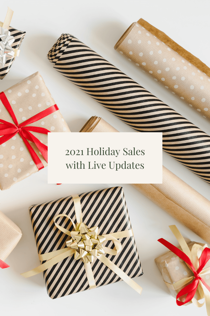 2021 Holiday Sales with Live Updates