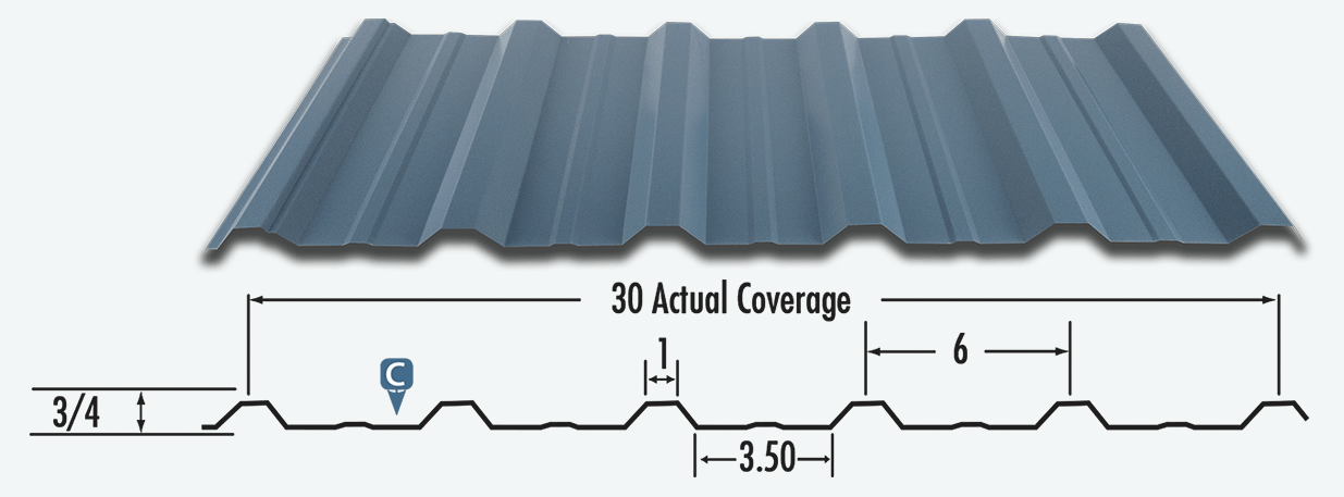 Diamond Rib Metal Panel | Phoenix Metals | Calgary