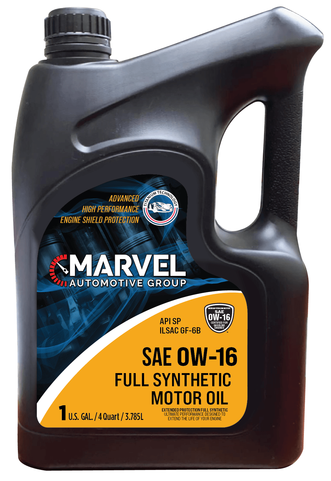 0W - 16 Full Synthetic | Marvel Lubricants | Marvel Automotive Group