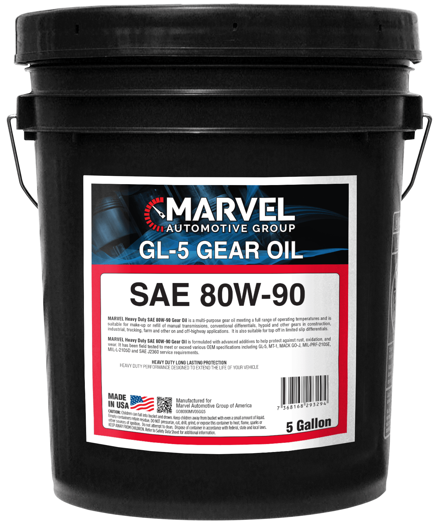 SAE 80W-90 Gear Oil | Marvel Lubricants | Marvel Automotive Group