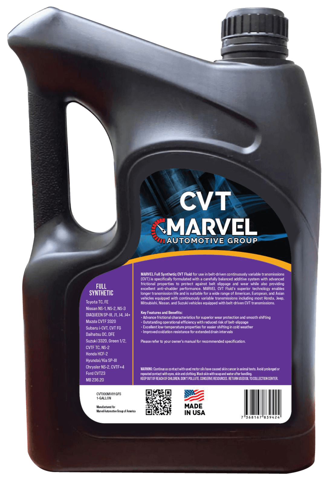 CVT Fluid | Marvel Lubricants | Marvel Automotive Group