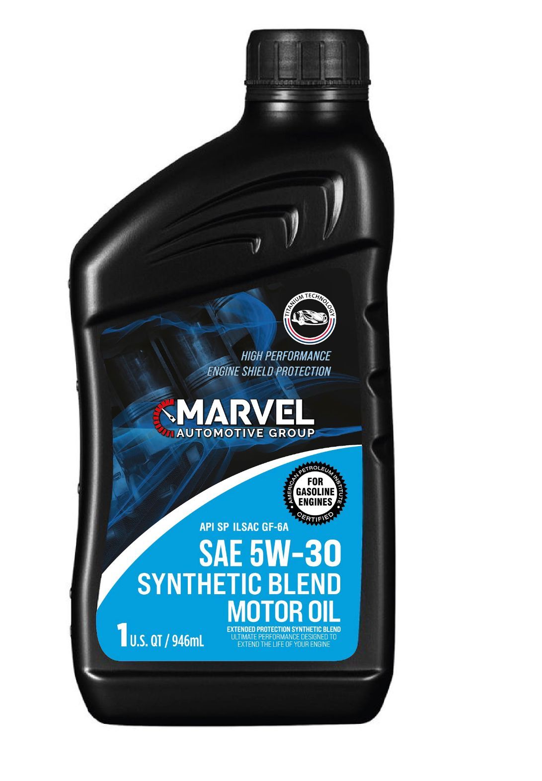 5W - 30 Synthetic Blend | Marvel Lubricants | Marvel Automotive Group