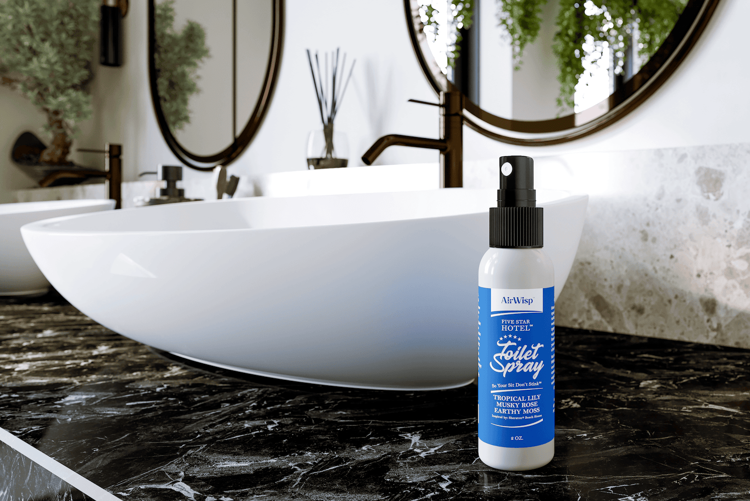 Explore Our AirWisp Hotel-Inspired Toilet Sprays