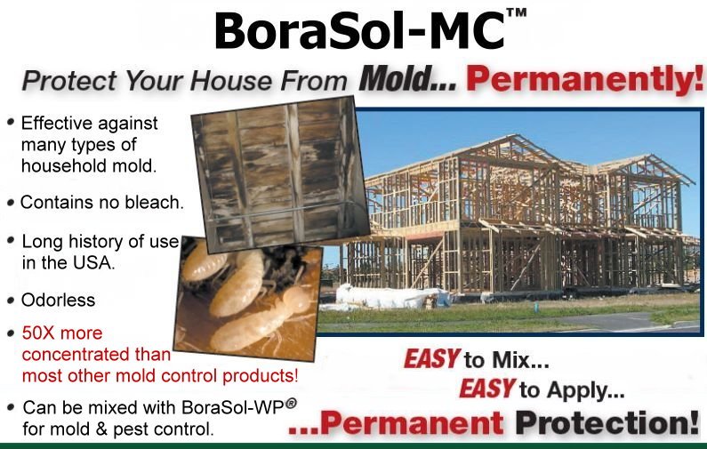 Quality Borate Mold Control Products - BoraSol-MC