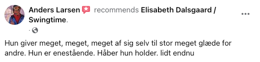 Dans & Forbedr Din Sundhed med Elisabeth Dalsgaard | Swingtime