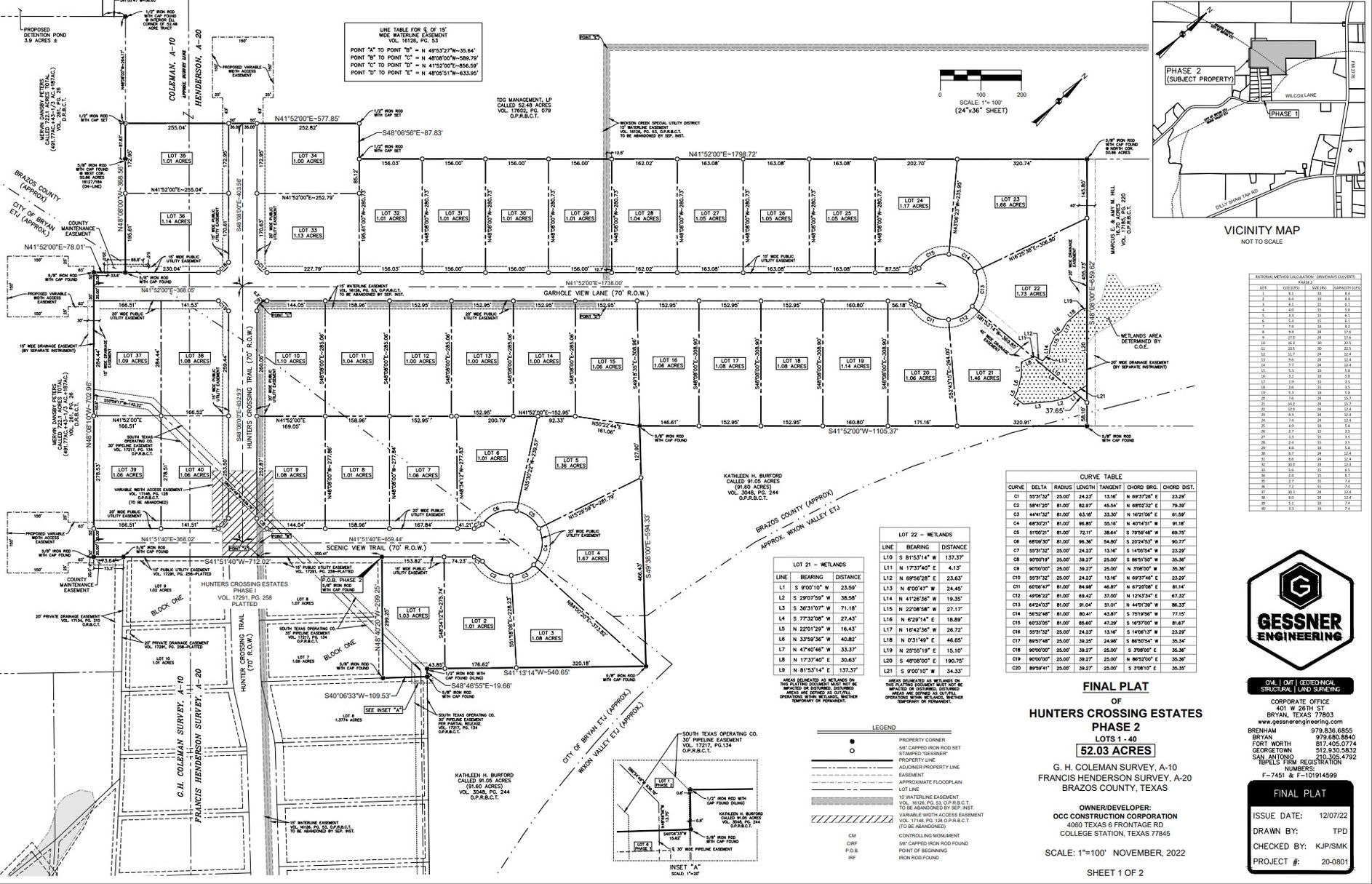 HUNTERS CROSSING ESTATES