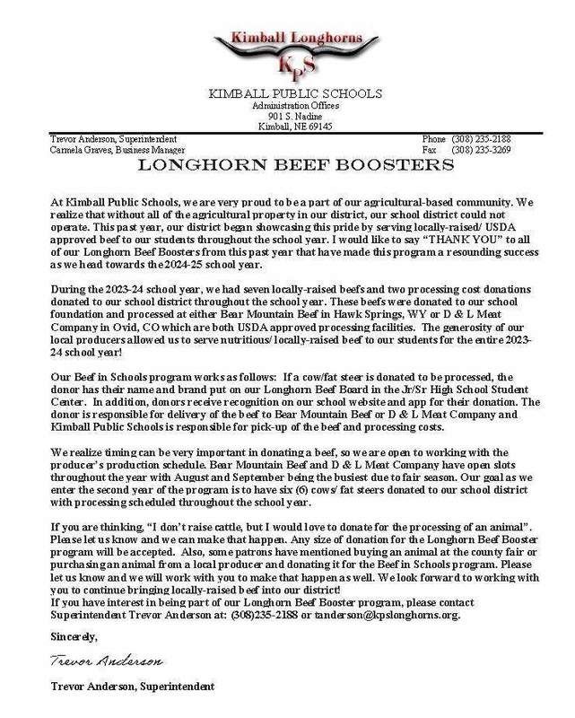 Longhorn Beef Program