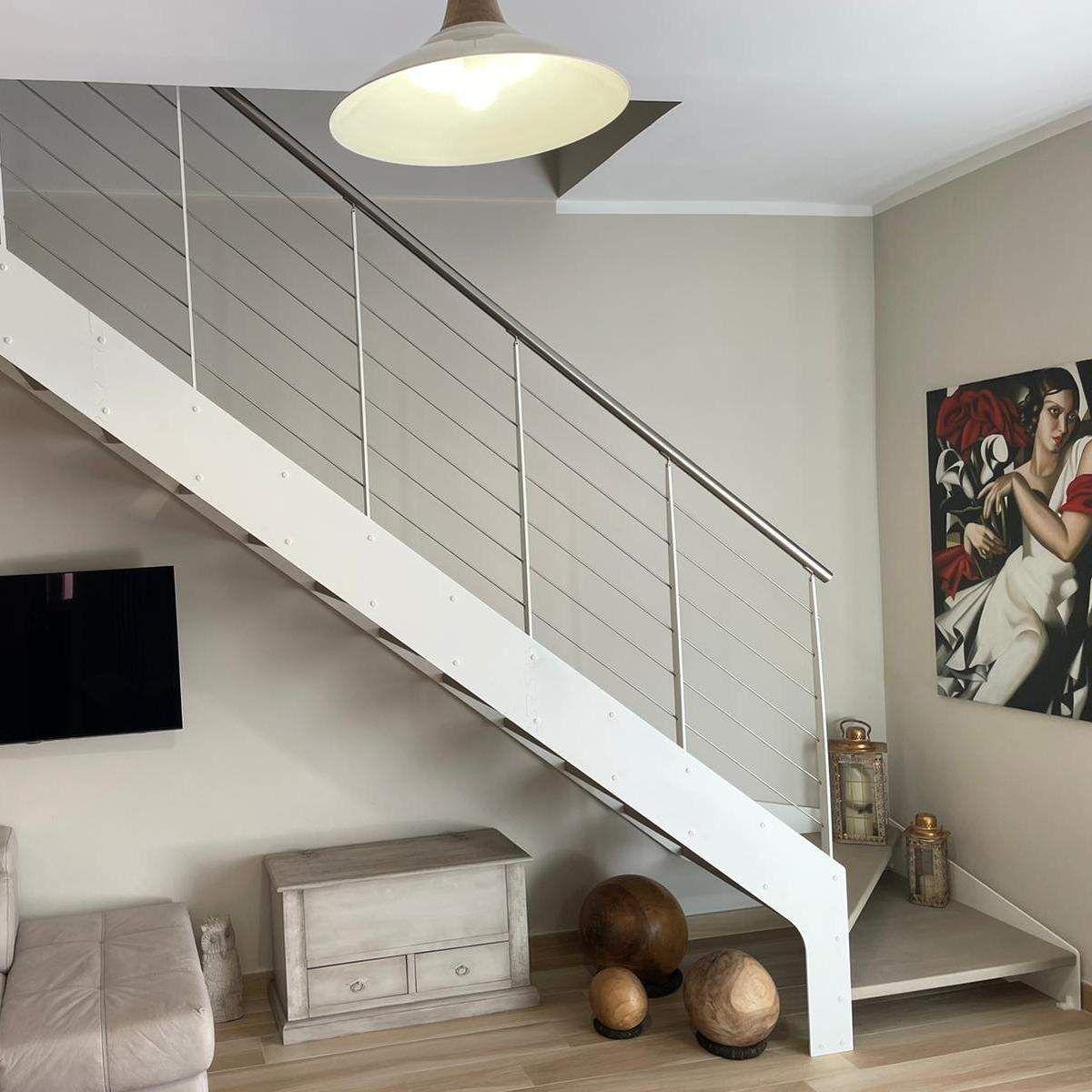 Scale con struttura in legno o in ferro a Roma | MATTIOLI SRL