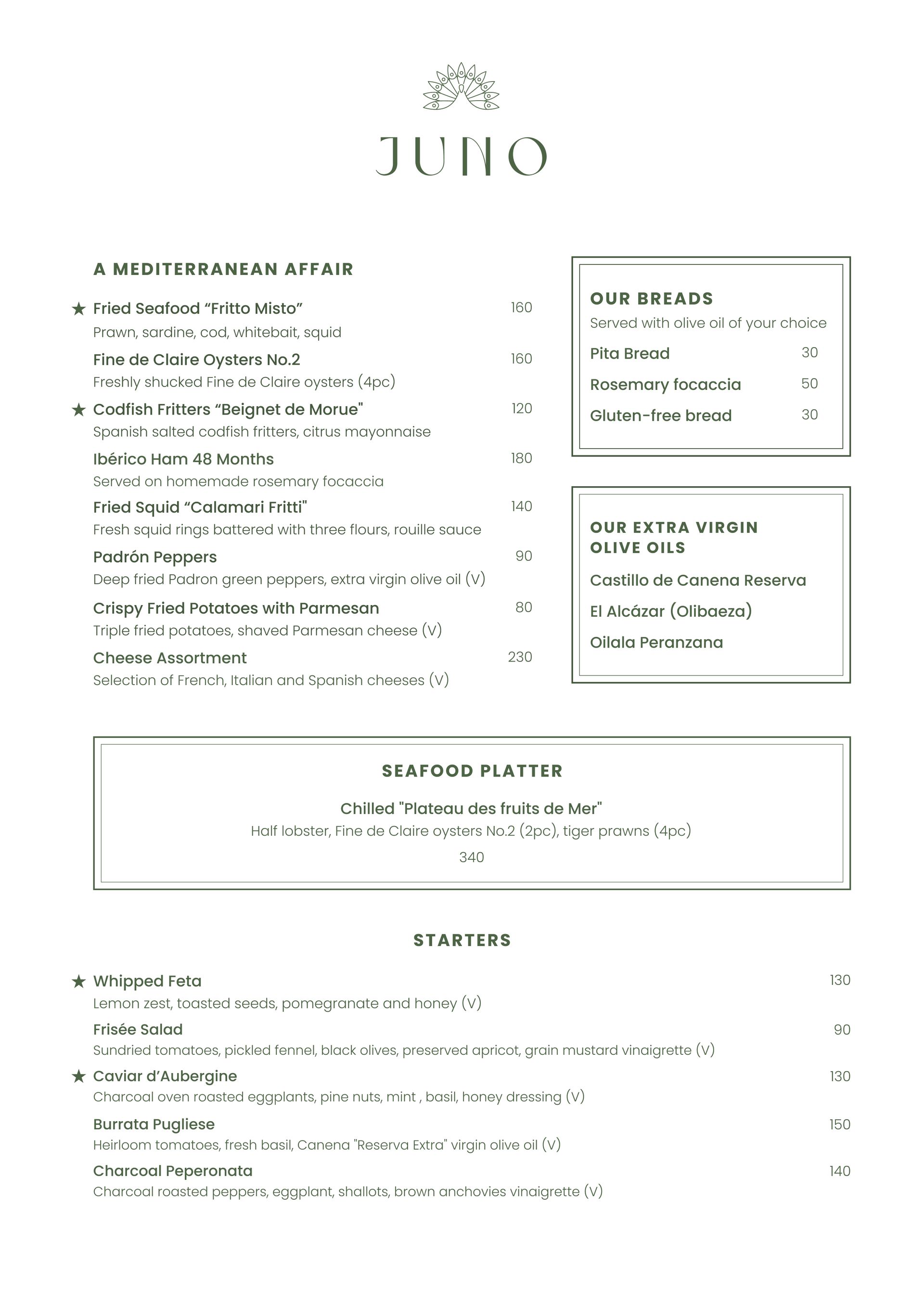 Juno - Italian Mediterranean in Sheung Wan, Hong Kong