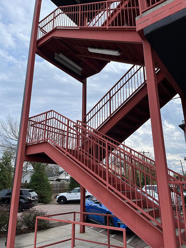Metal Pan Stairs for Commercial and Industrial Use