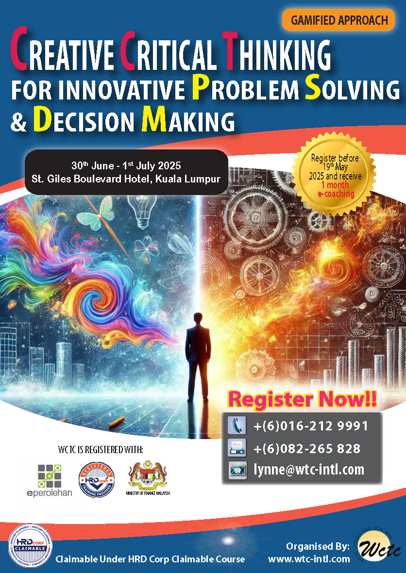 Creative Critical Thinking for Problem Solving & Decision Making