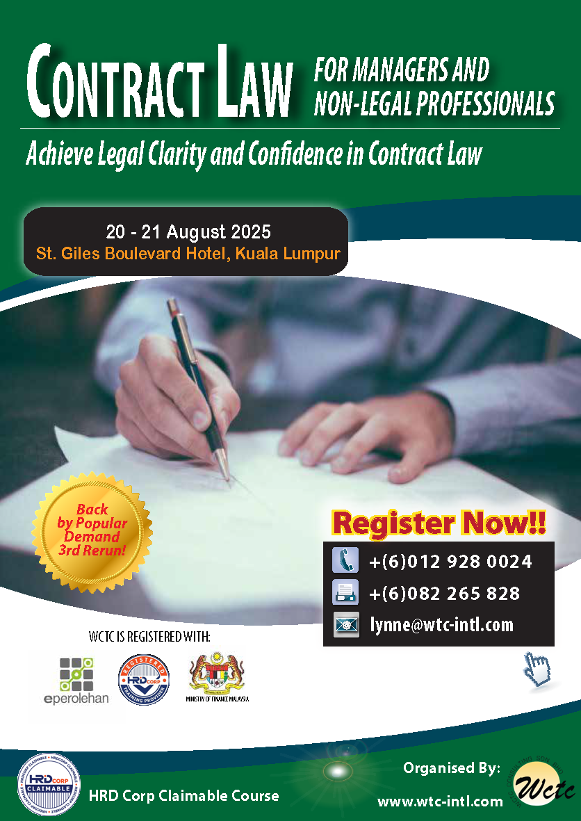 Contract Law for Managers and Non Legal Professionals