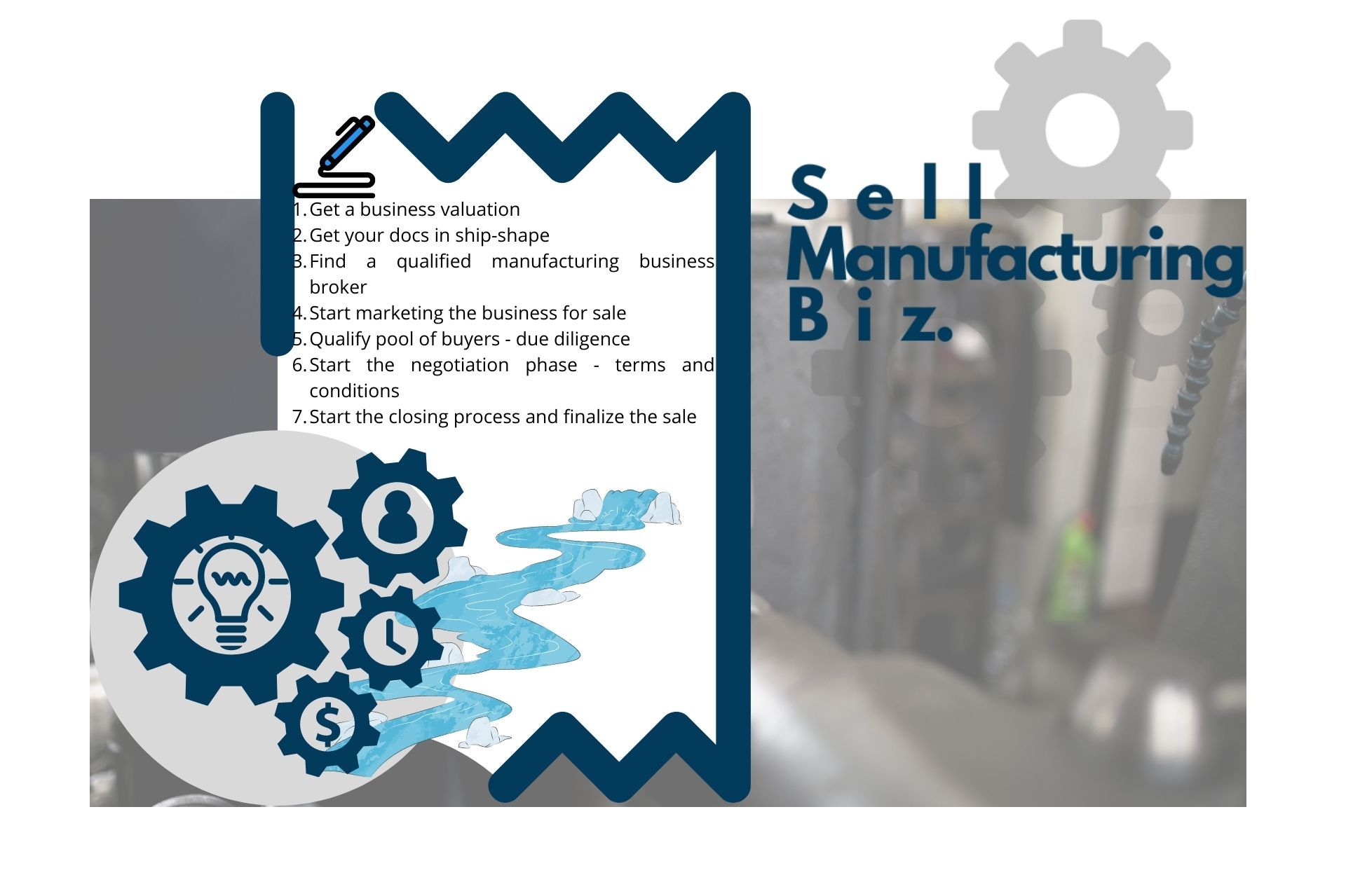 A Step-by-Step Guide to Selling Your Manufacturing Business