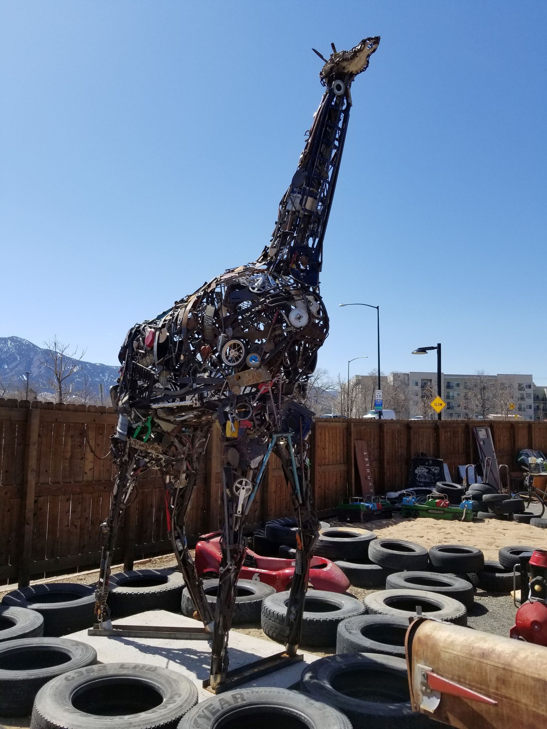 Giraffe for Junkyard Social Club | Model Metal Projects