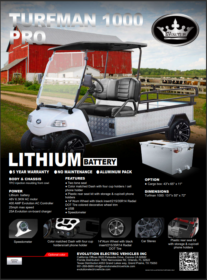 Evolution Golf Cart Elite Custom Golf Carts LLC