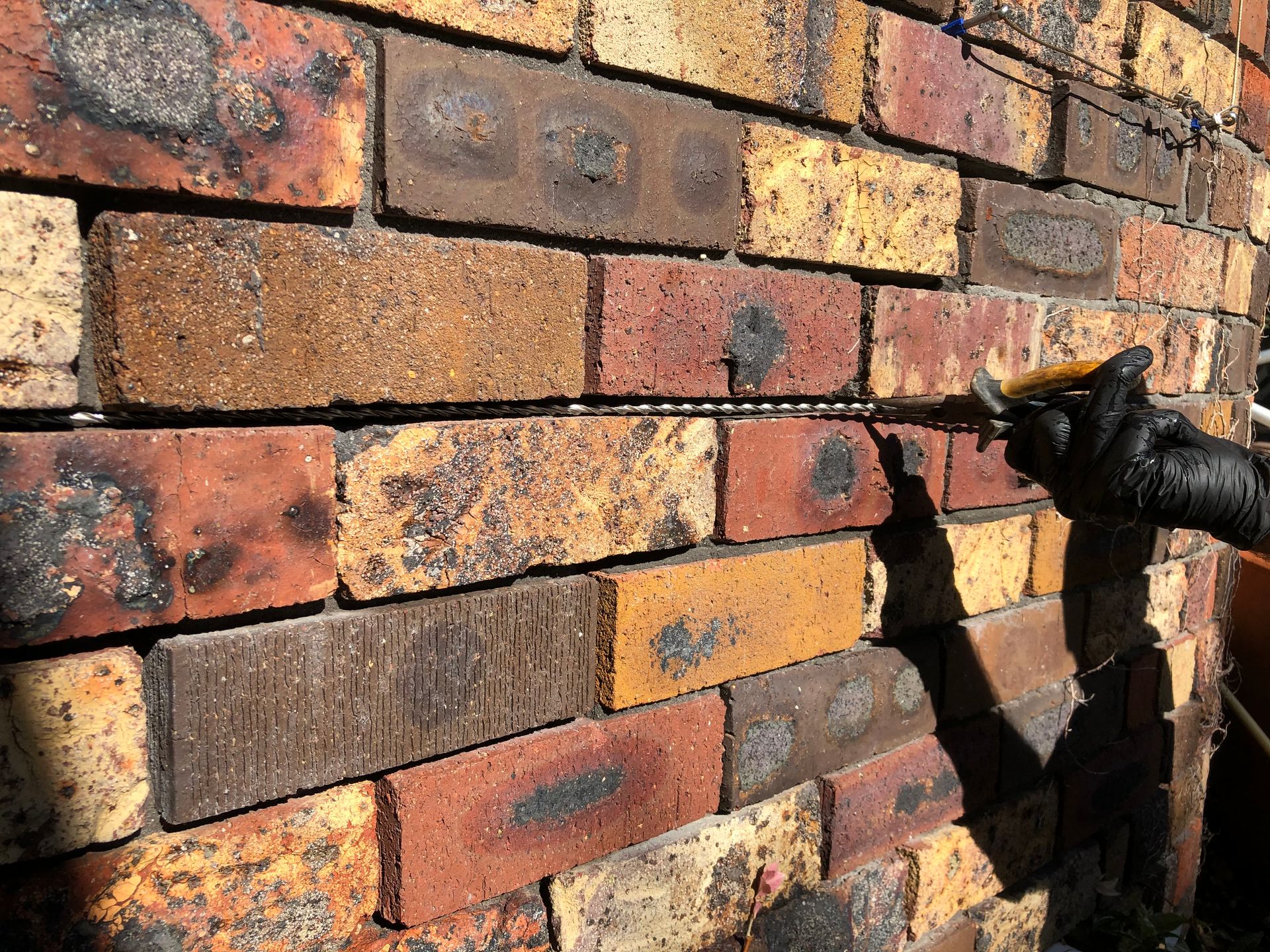 Brick Crack Stitching on the Central Coast | Heritage Bricklaying ...