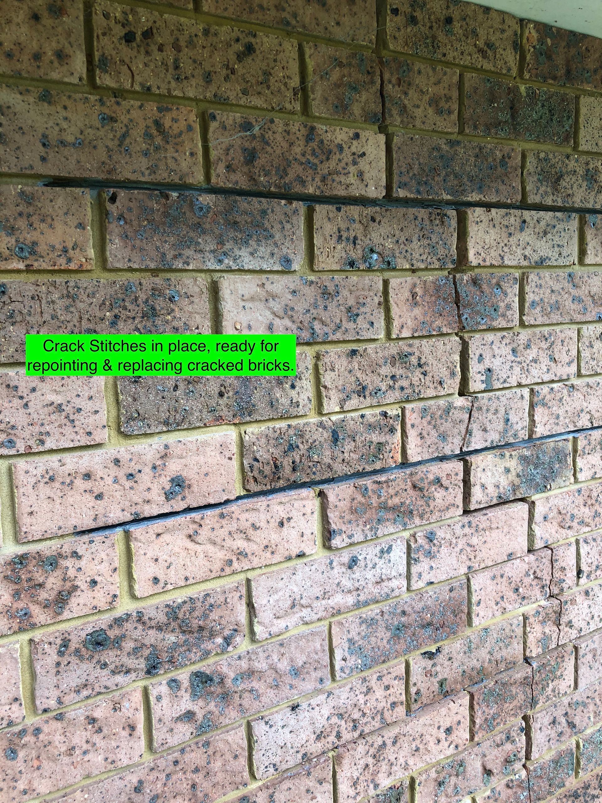 Brick Crack Stitching on the Central Coast | Heritage Bricklaying ...