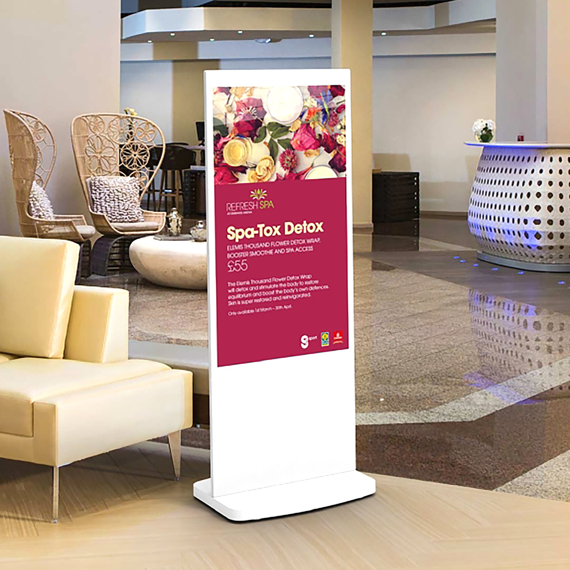 Freestanding Digital Posters | The Display Link