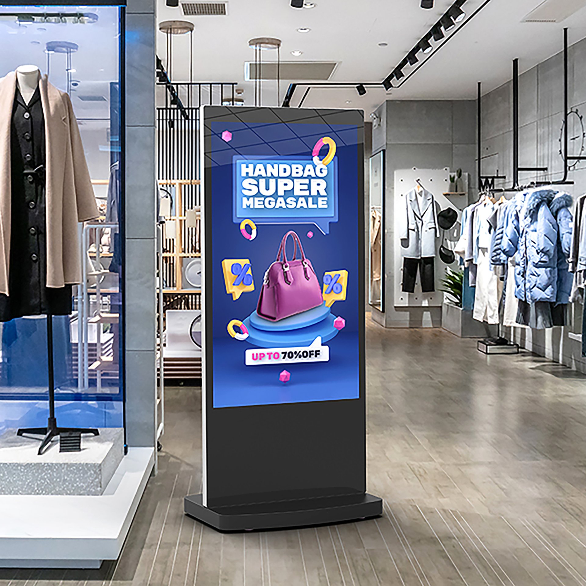 Freestanding Digital Posters | The Display Link