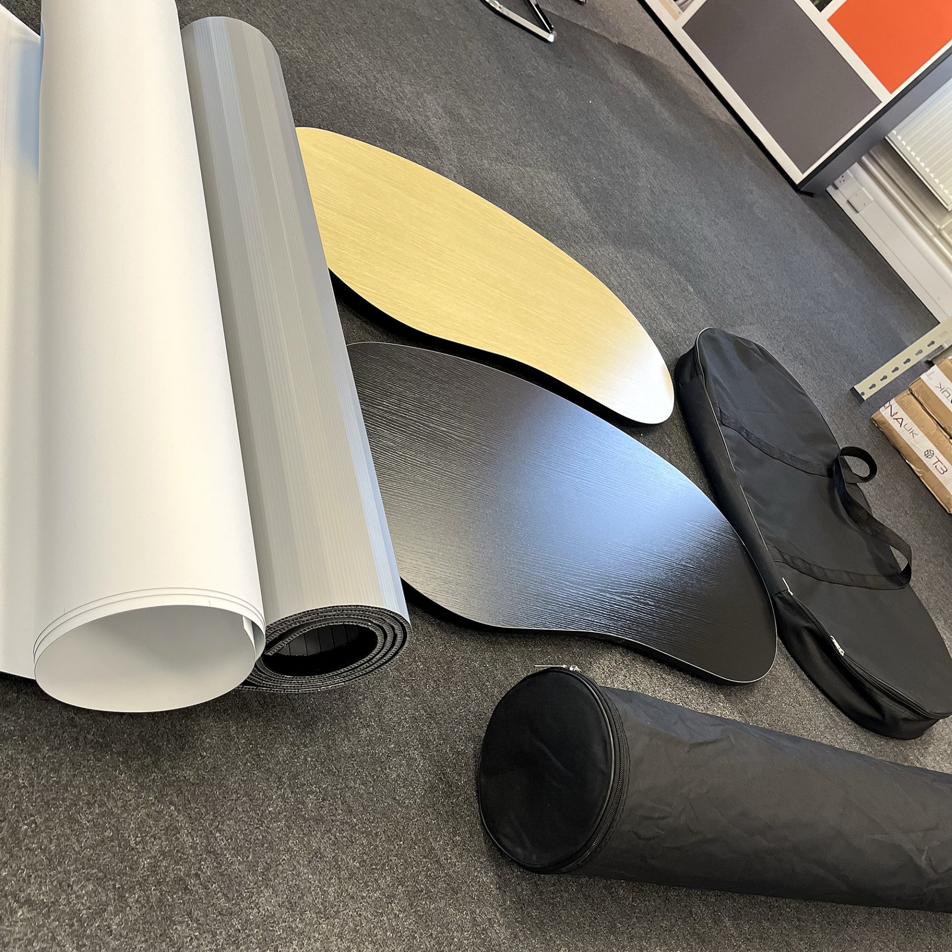 Basic Curved Plinths - With Reversible Counter Tops