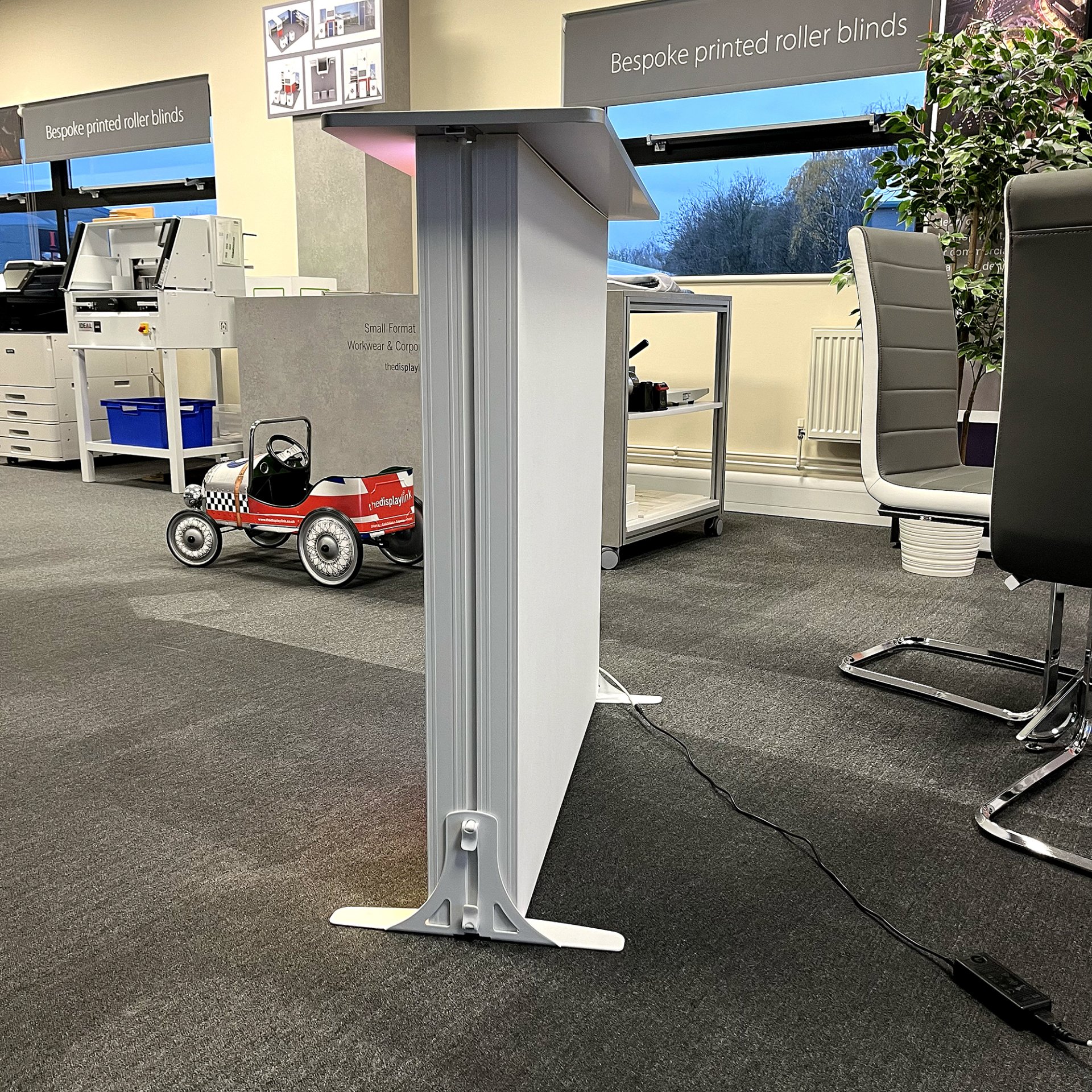 LED Illuminated Podium - High Impact Graphics