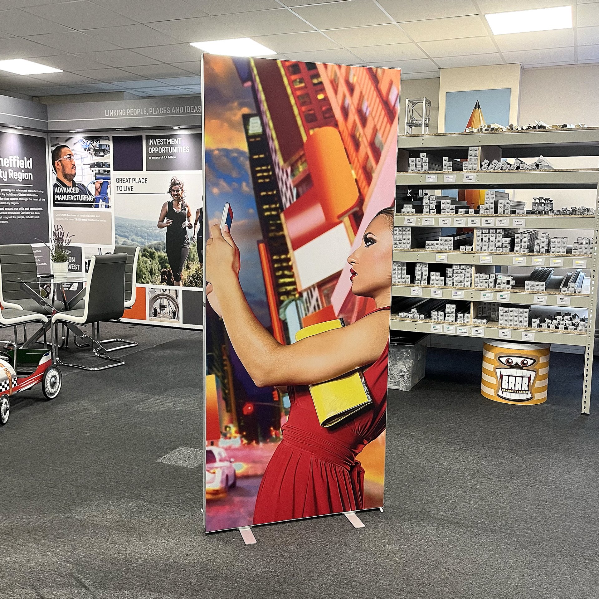 LED Lightbox Banner Stand - Budget Friendly Version