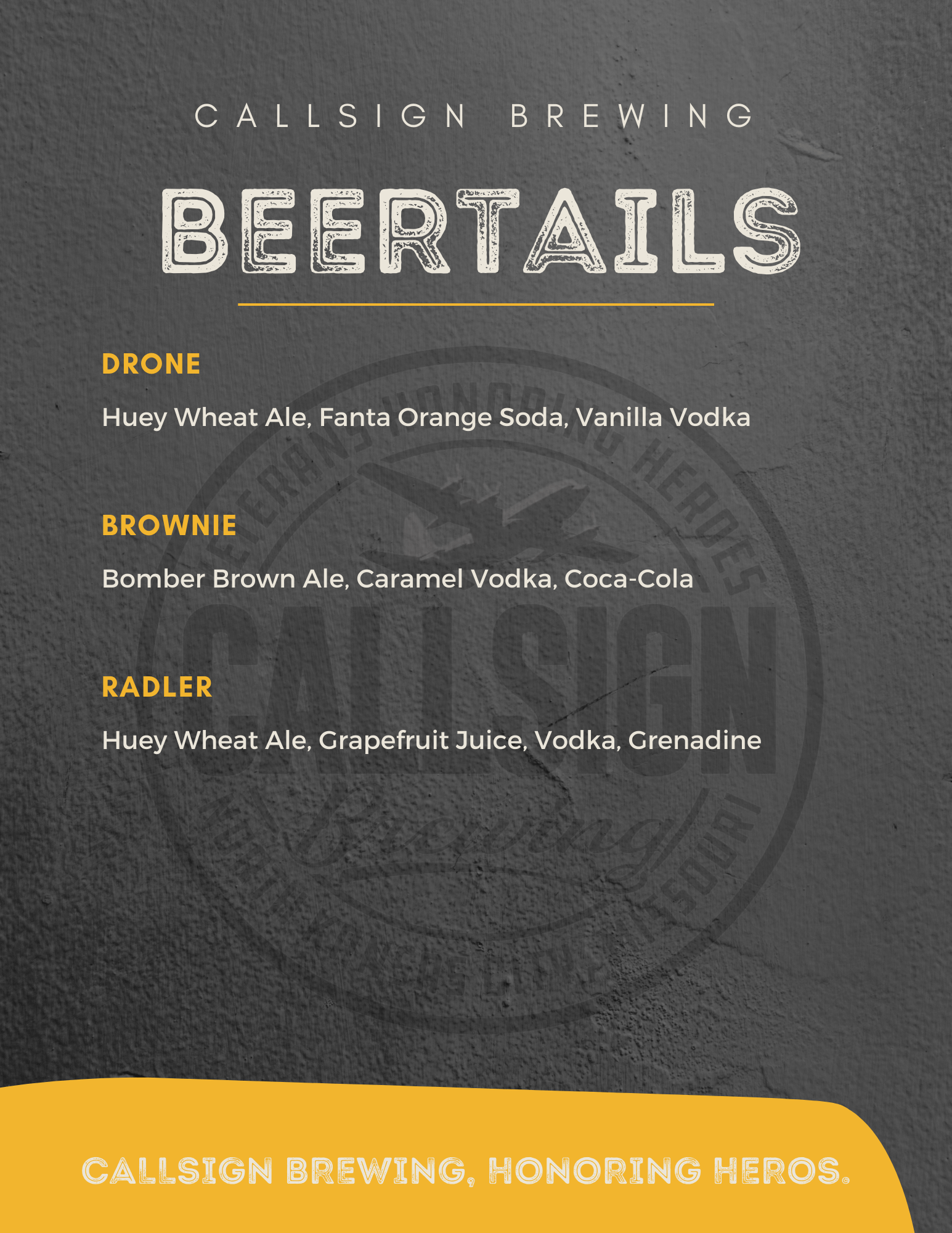 BEER & MORE | Callsign Brewing | 15+ Craft Brewing Options | North ...