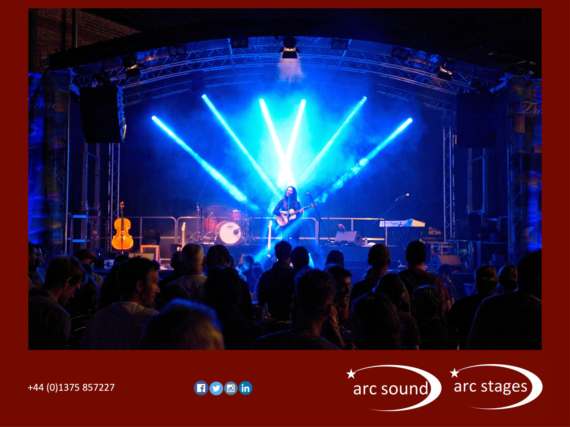 Outdoor stage hire