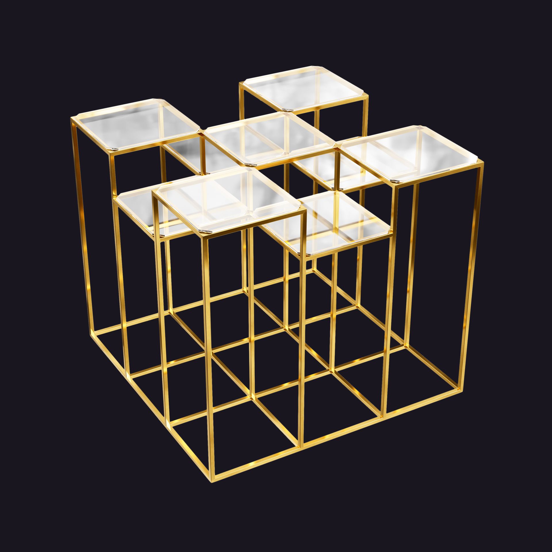 Crystal Prism Table