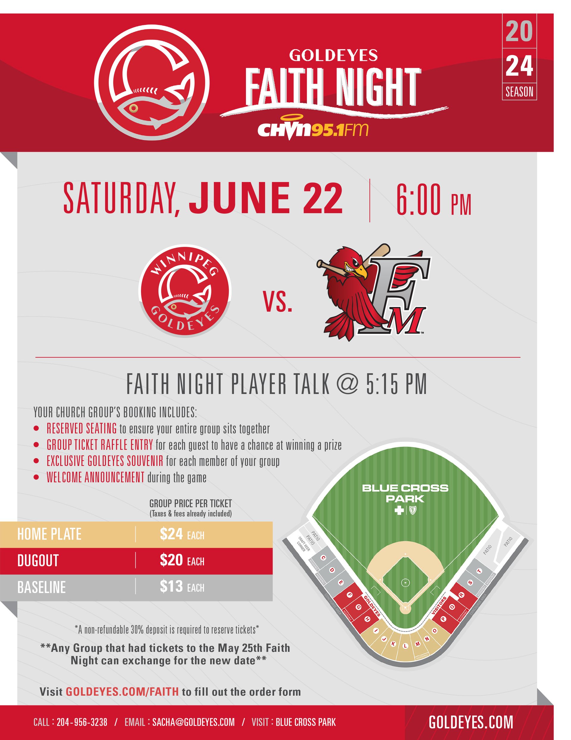 Faith Night | Winnipeg Goldeyes