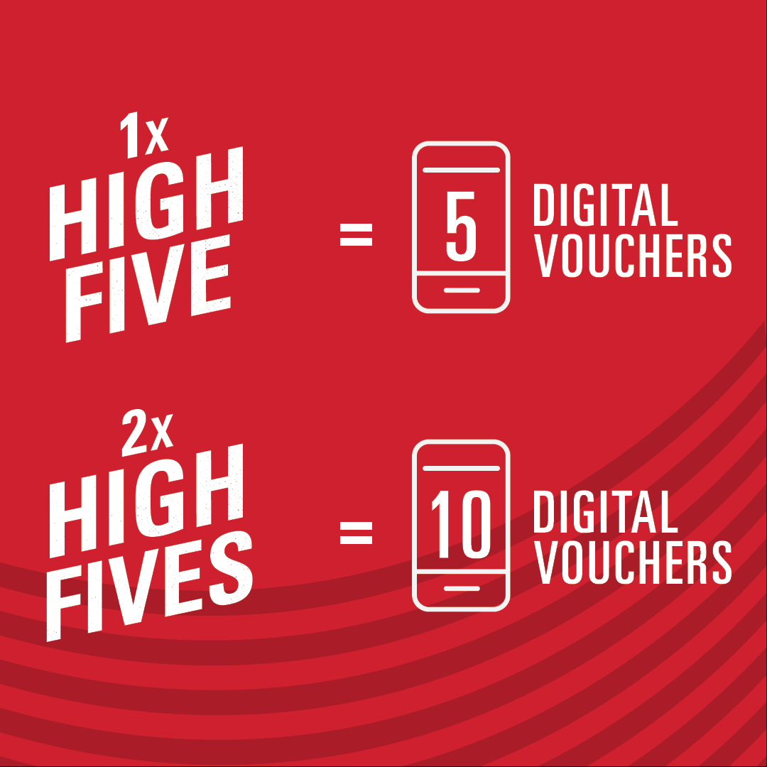 High Five digital vouchers | Winnipeg Goldeyes