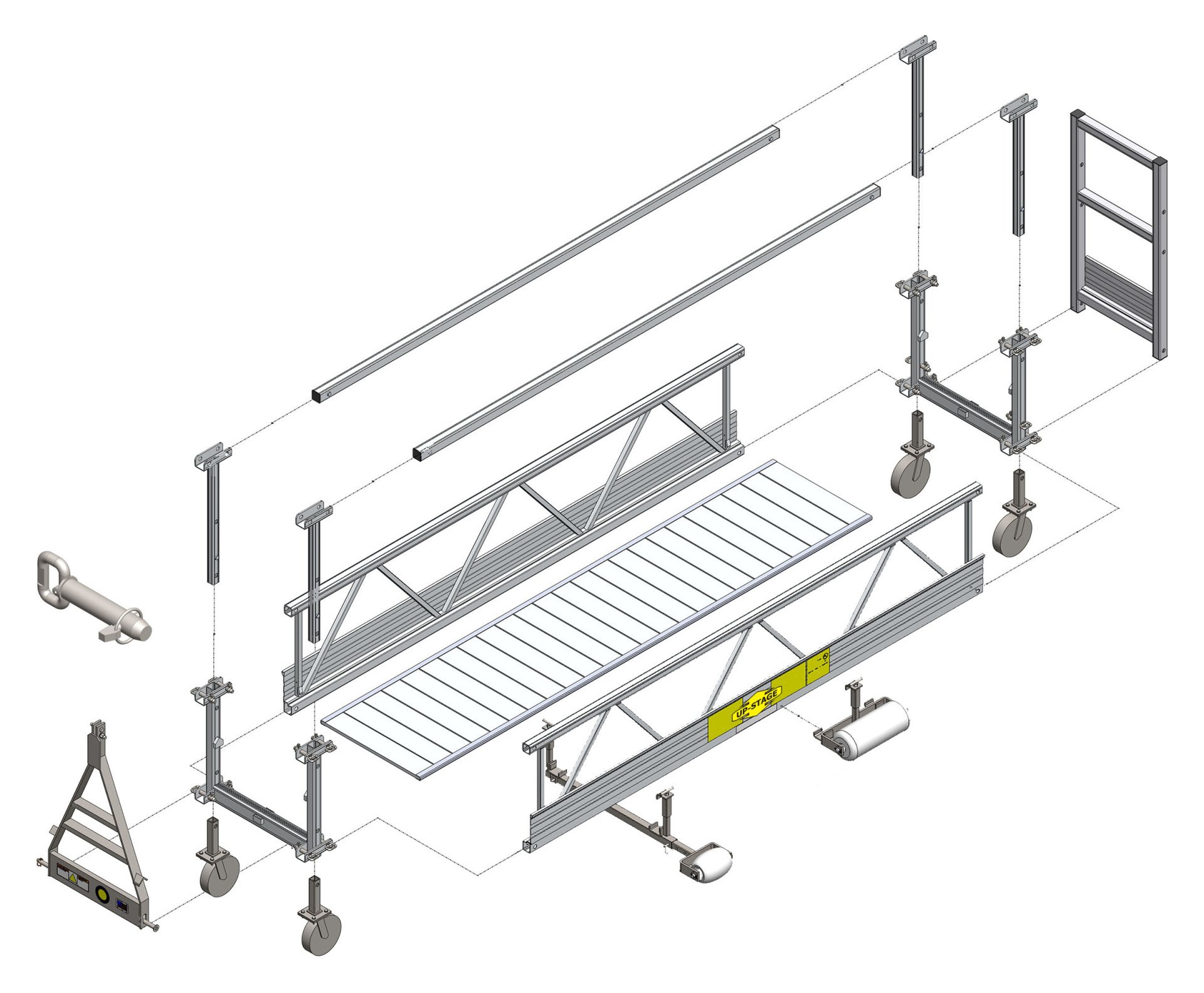 Suspended Scaffolding Platform | Boca Raton, FL | Sky-Hi Swing Stage ...