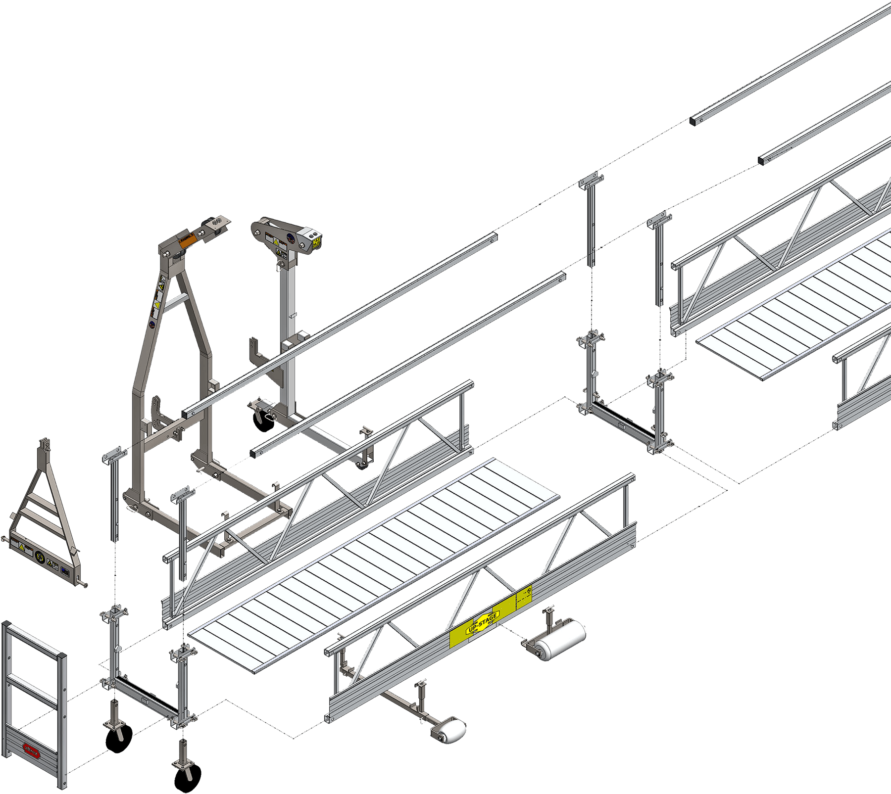 Suspended Scaffolding Platform | Boca Raton, FL | Sky-Hi Swing Stage ...