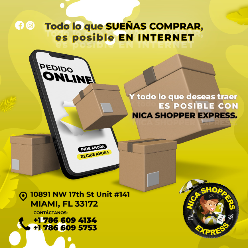 Envíos a Nicaragua | Nica Shopper Express | Estados Unidos